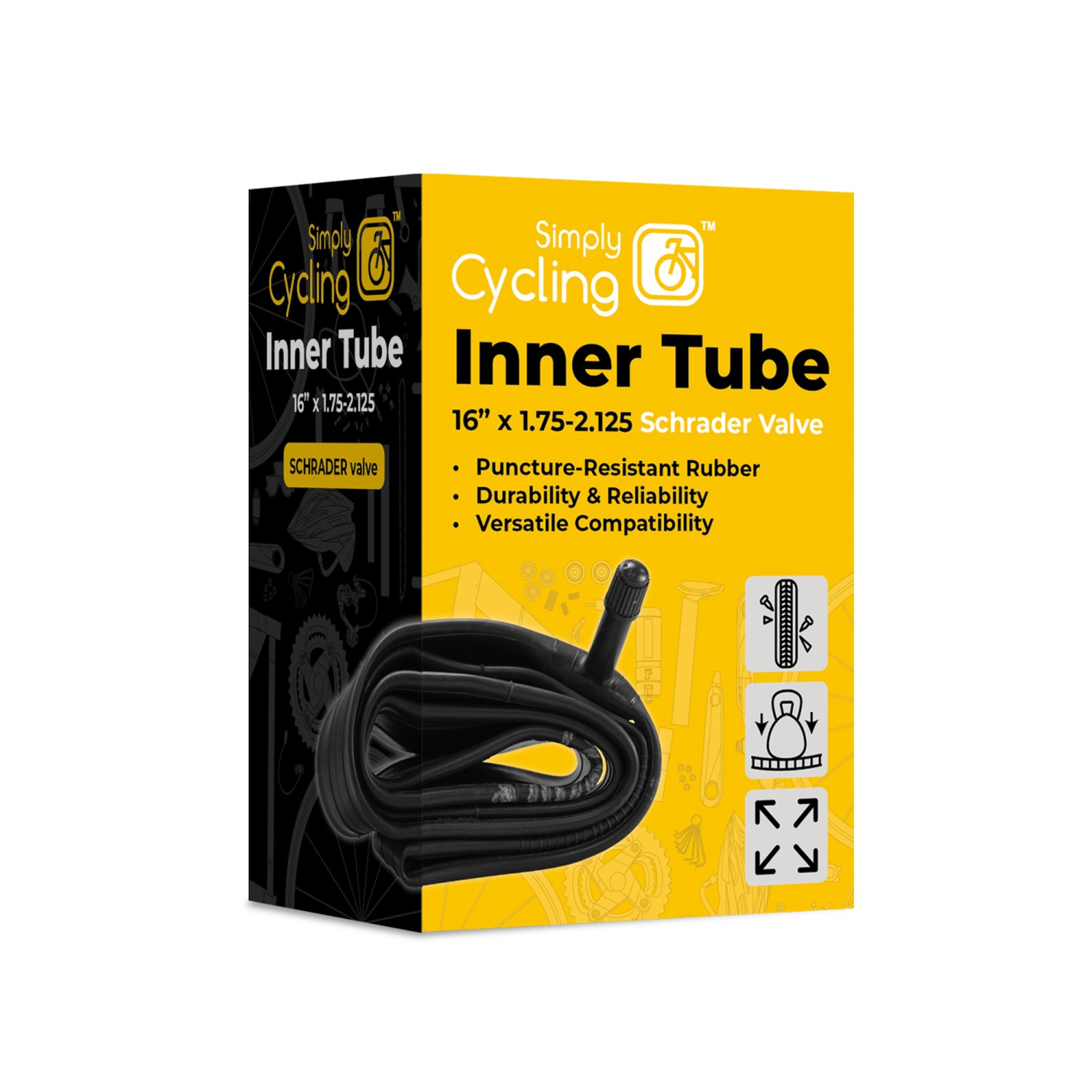 INNER TUBE SV 16IN X 1.75 – 2.125